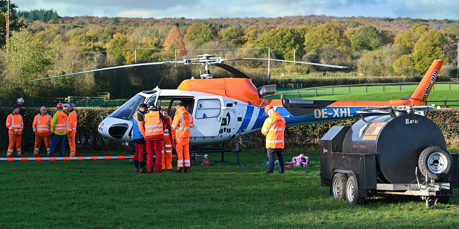 Aerial Saw Operations | RSS Infrastructure