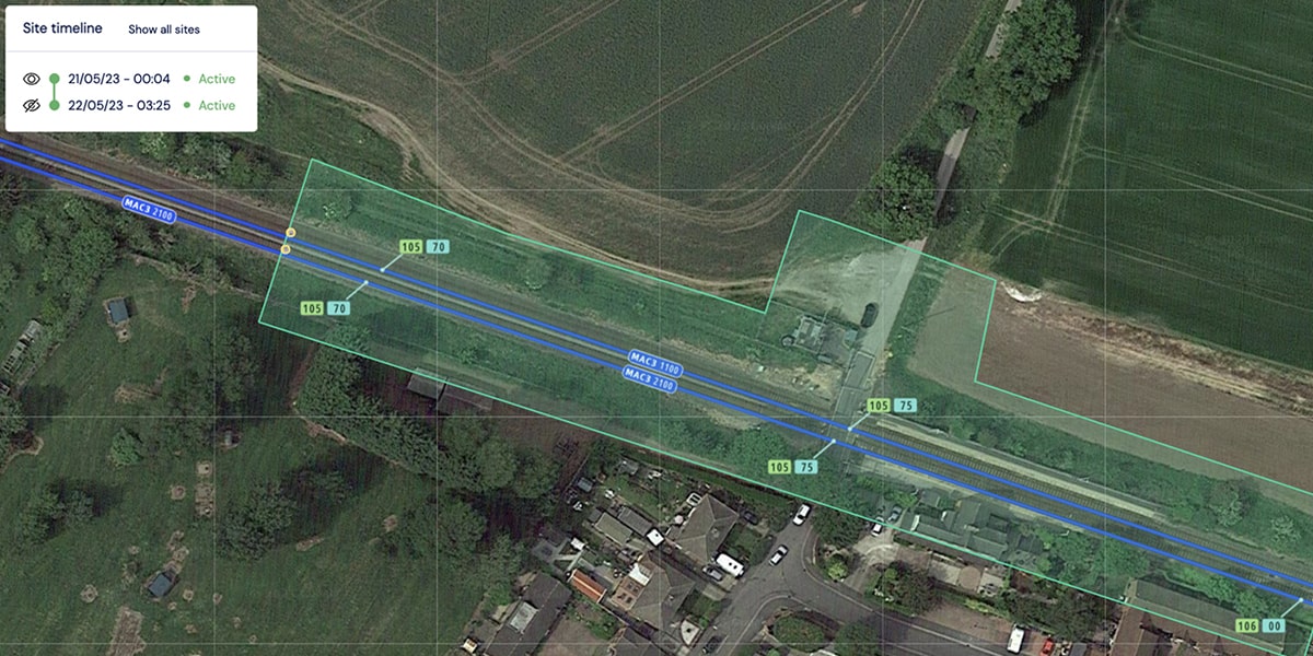 Geofenced Areas for Rail Safety